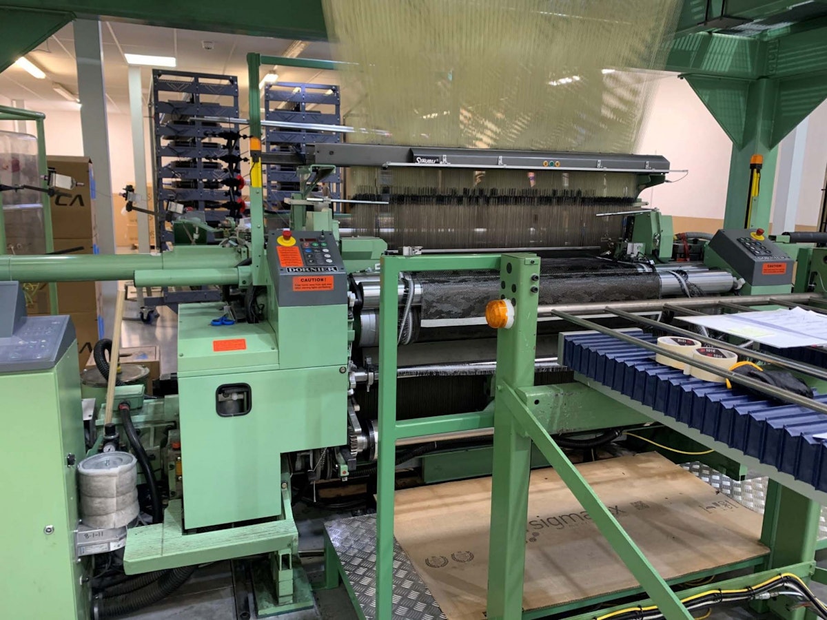 Dornier Rigid Rapier Weaving Loom For Specialty Fabrics | Gibbs ...