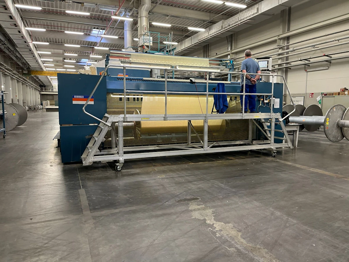 Karl Mayer Direct Warper and Benninger-Zell Sizing Machine | Gibbs ...