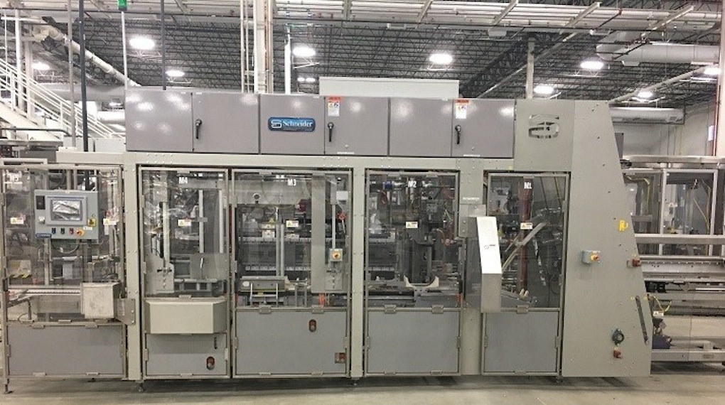 Schneider Wraparound Case Packer – Never Used | Gibbs International